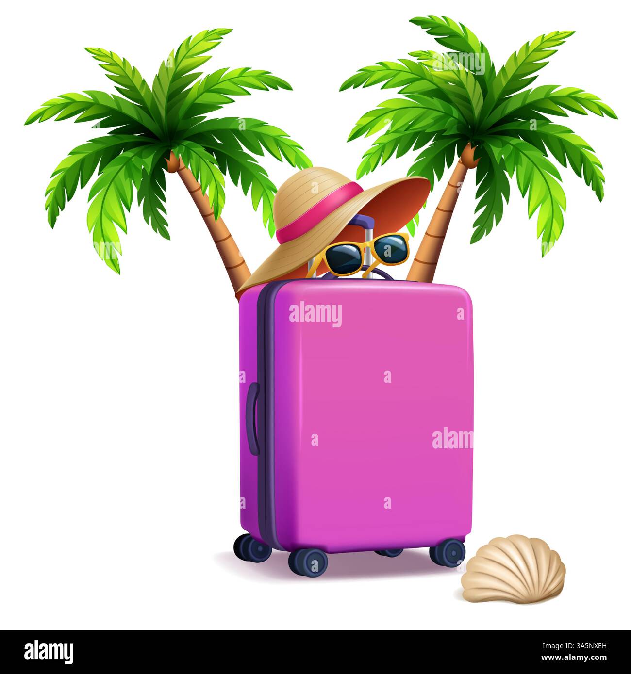 Backdrop of vibrant trees Stock Vector Images - Alamy