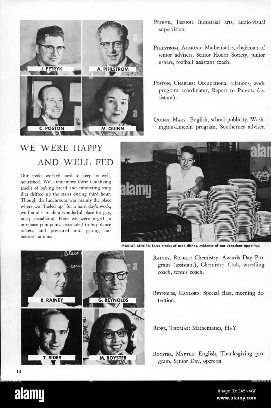 This high school yearbook from South High in 1961 captures student life ...