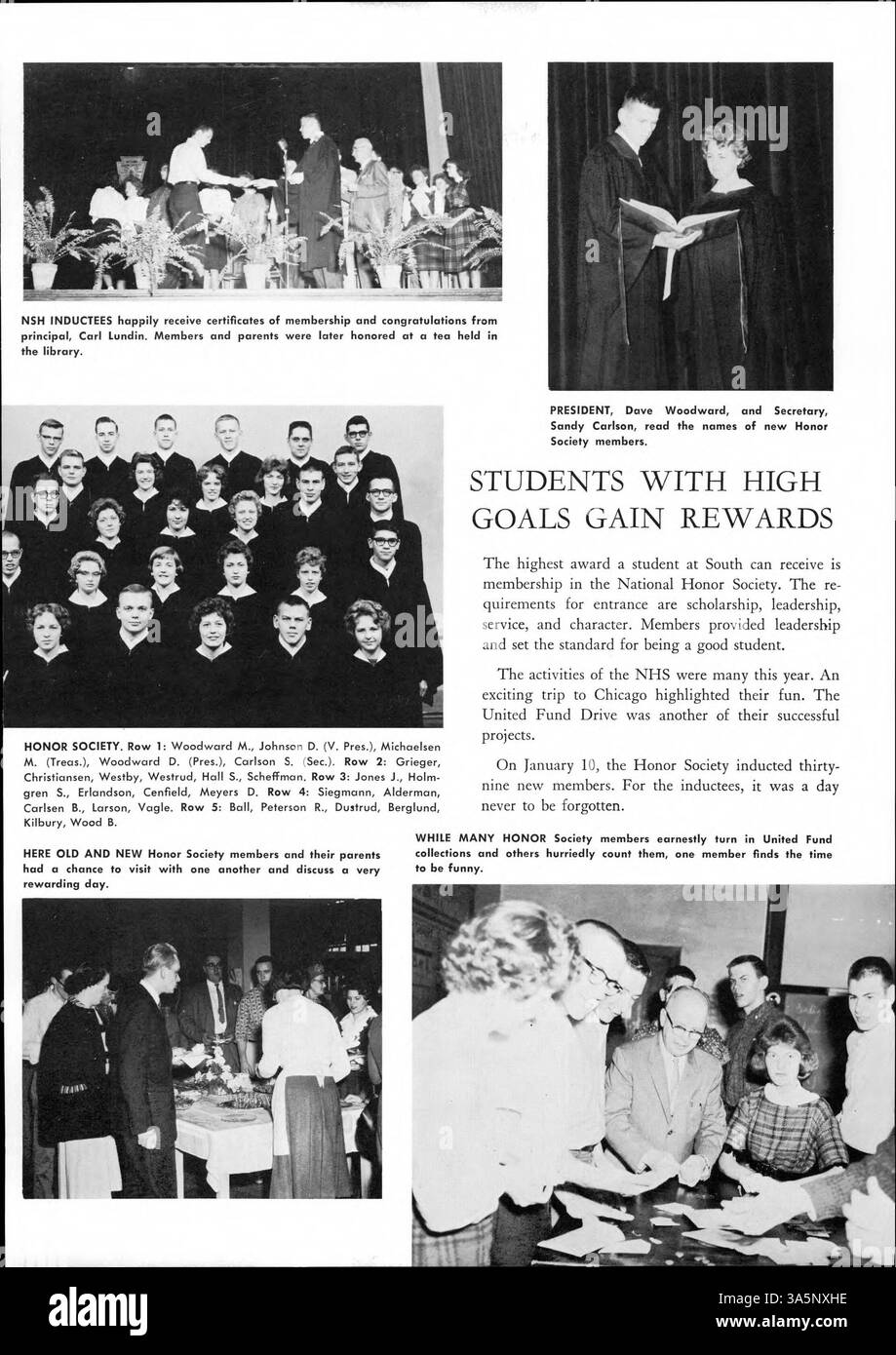 The 1961 'Tiger' Yearbook from South High captures the key moments of ...