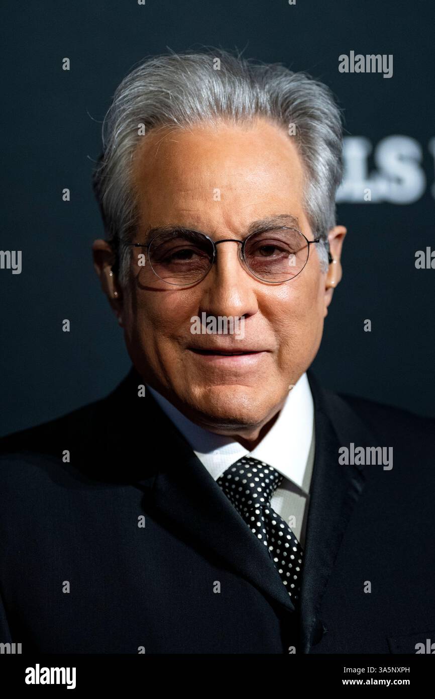 Washington, United States. 23rd Mar, 2025. Max Weinberg arrives on the ...