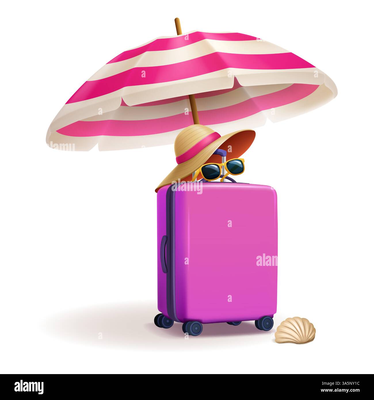 Pink sunglasses sand Stock Vector Images - Alamy