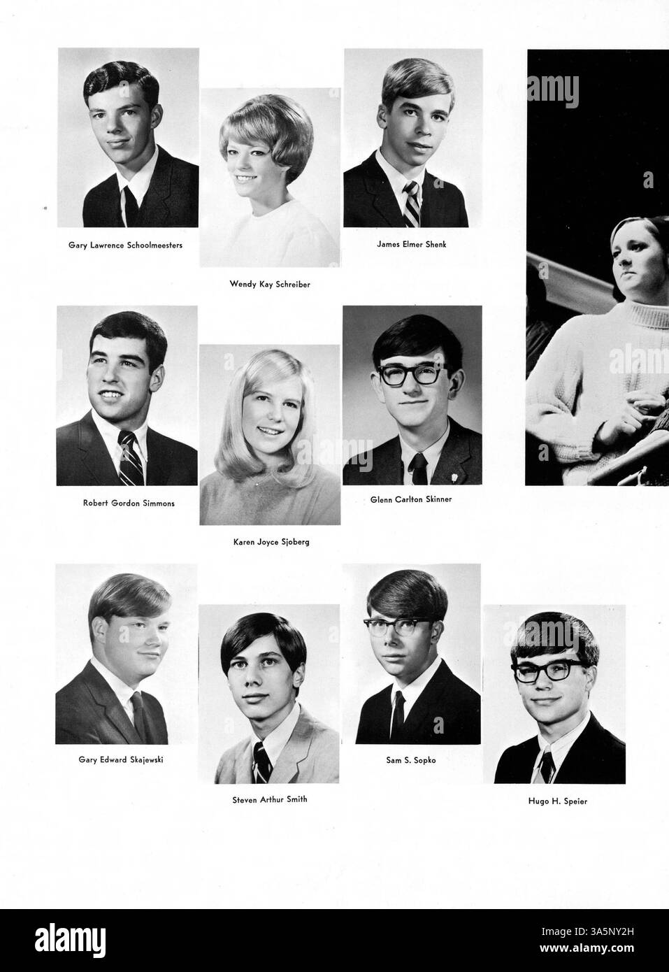 1968 wayzata high school yearbook covers the school events hi-res stock ...