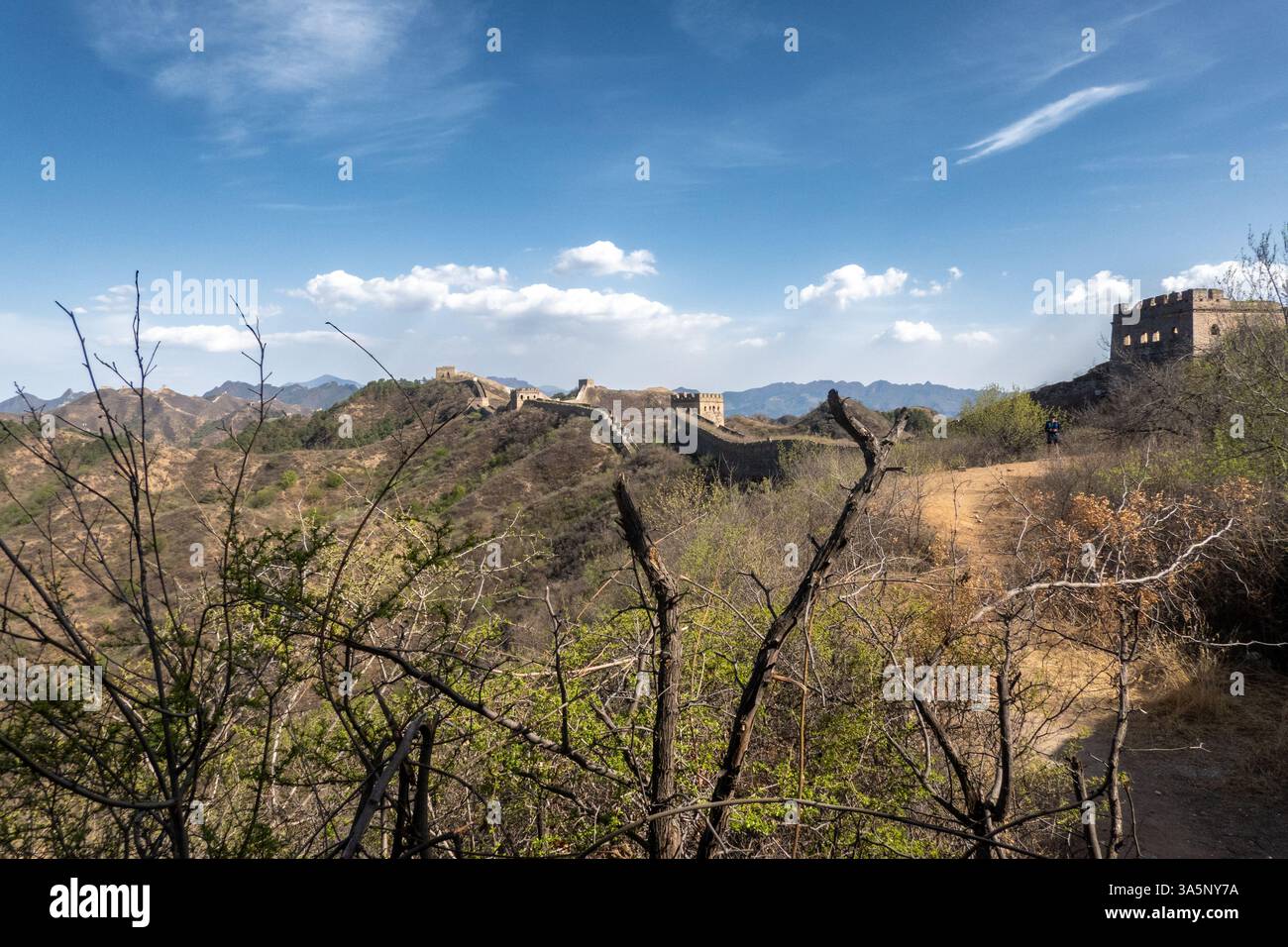 The Great Wall at Jinshanling. The hike from Gubeikou to Jinshanling ...