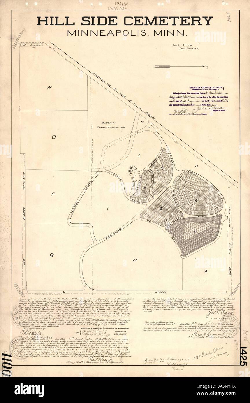 An image of Hill Side Cemetery, documenting its historical significance ...