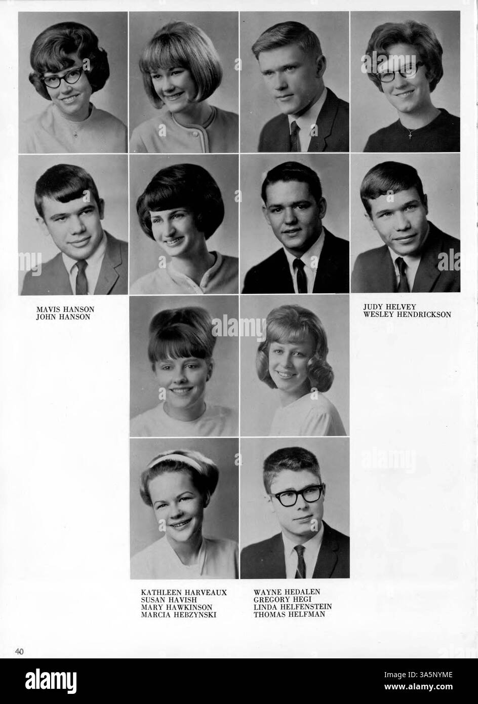 The 1965 Edison Yearbook features student life, including academic ...