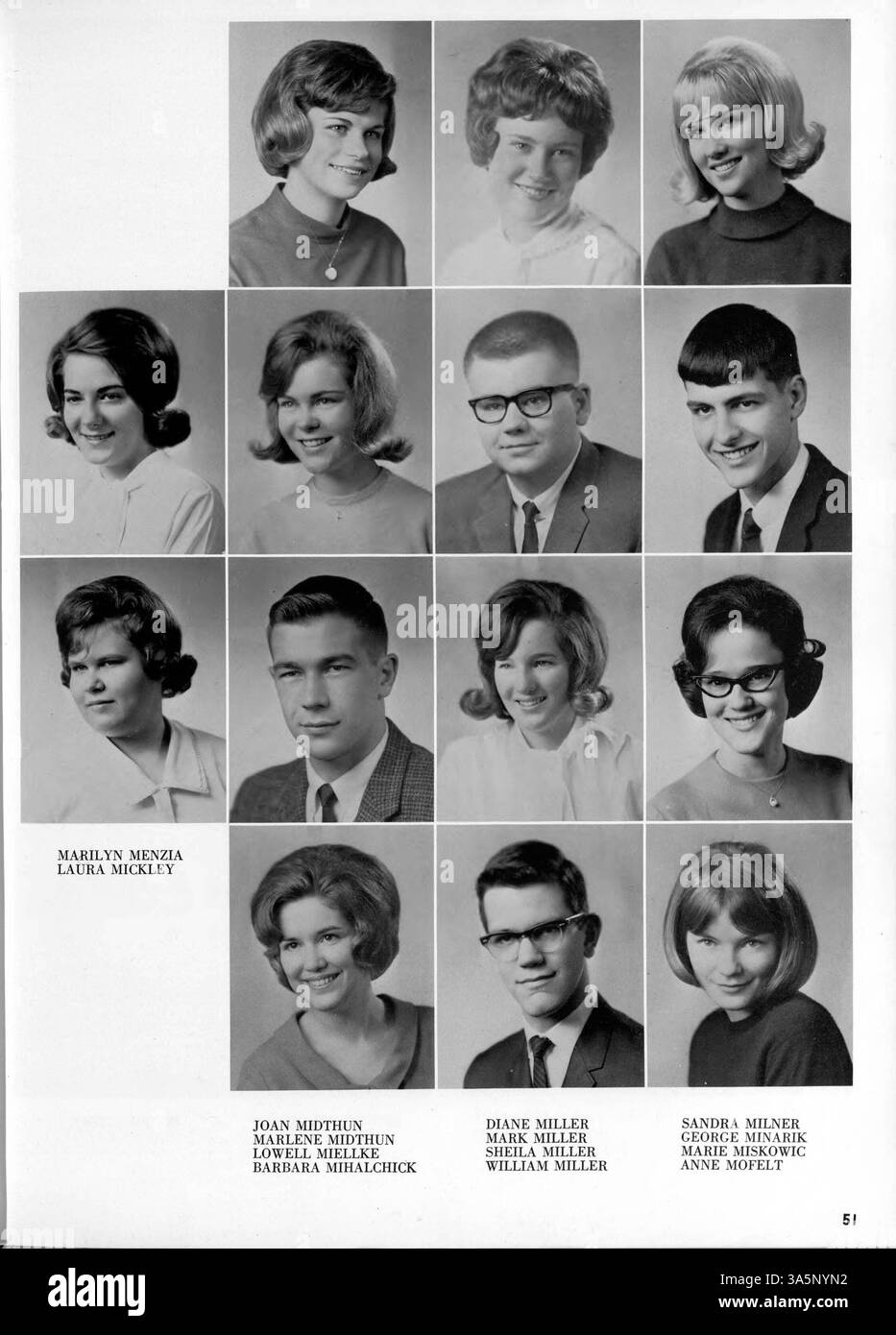 The 1965 Edison Yearbook highlights the student body, academic ...