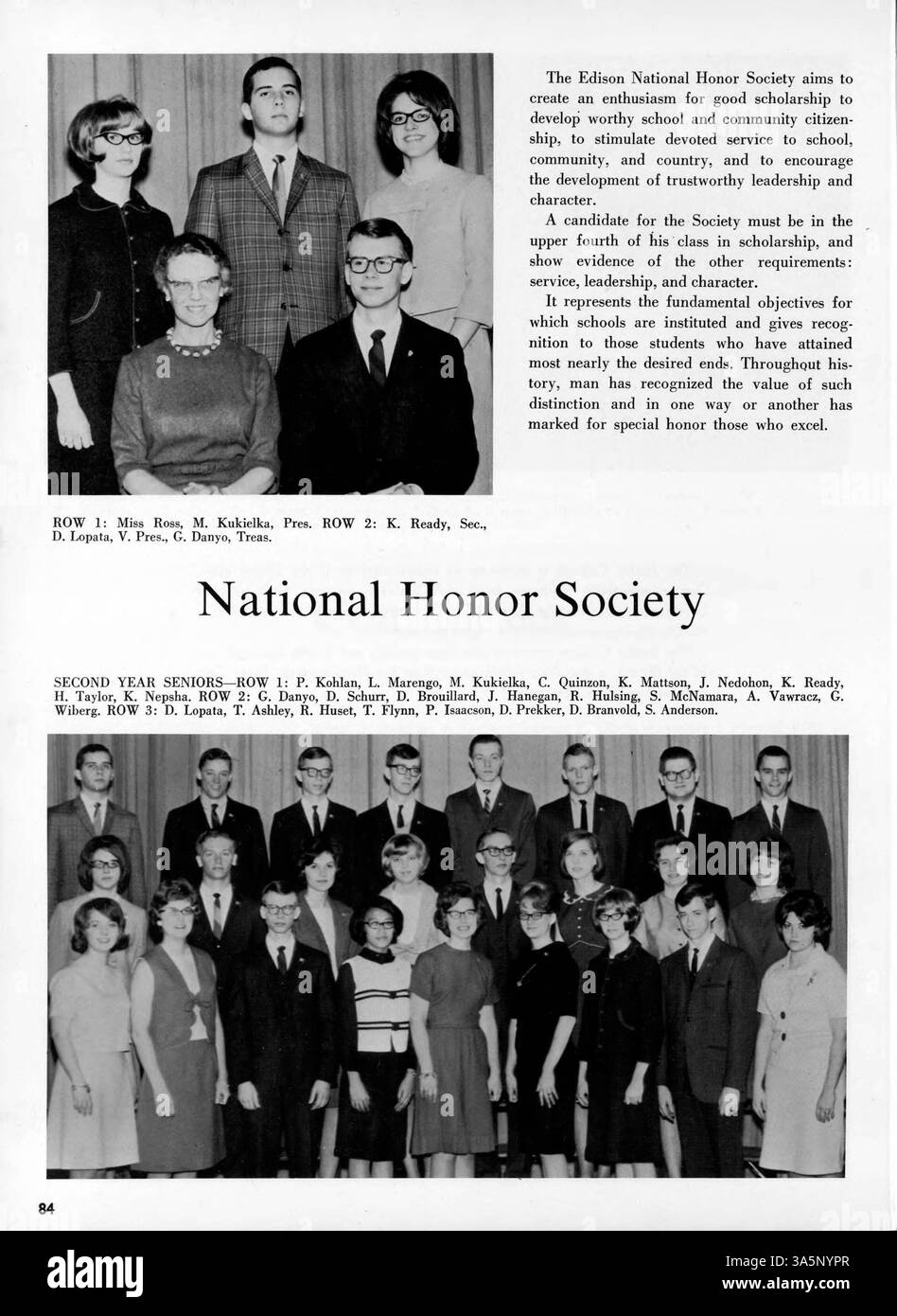 The 1965 edison yearbook offers a comprehensive view of student hi-res ...