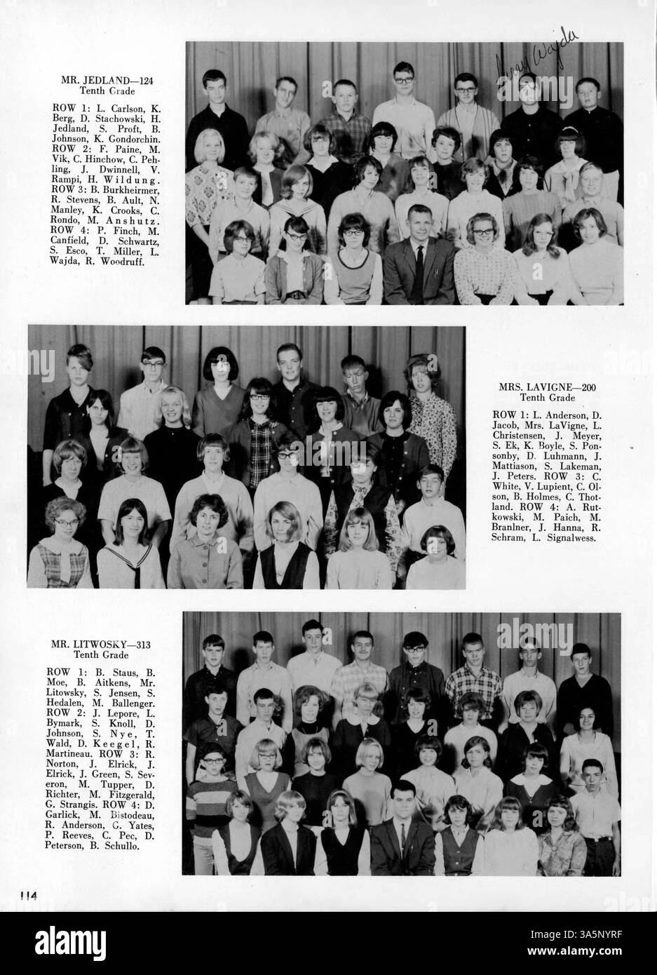 This 1965 yearbook from Edison High School captures the academic ...