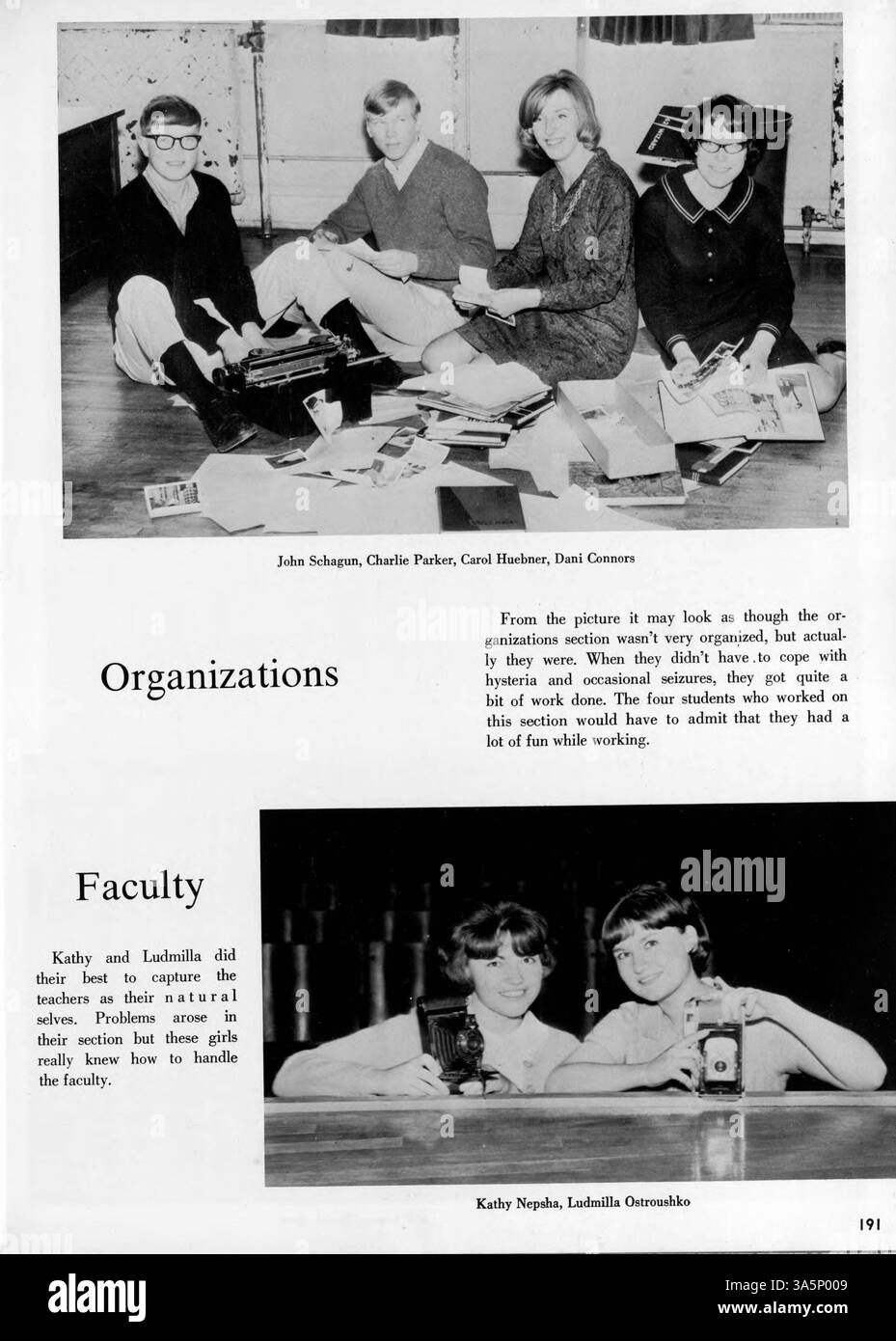 This 1965 edison yearbook captures the student body hi-res stock ...