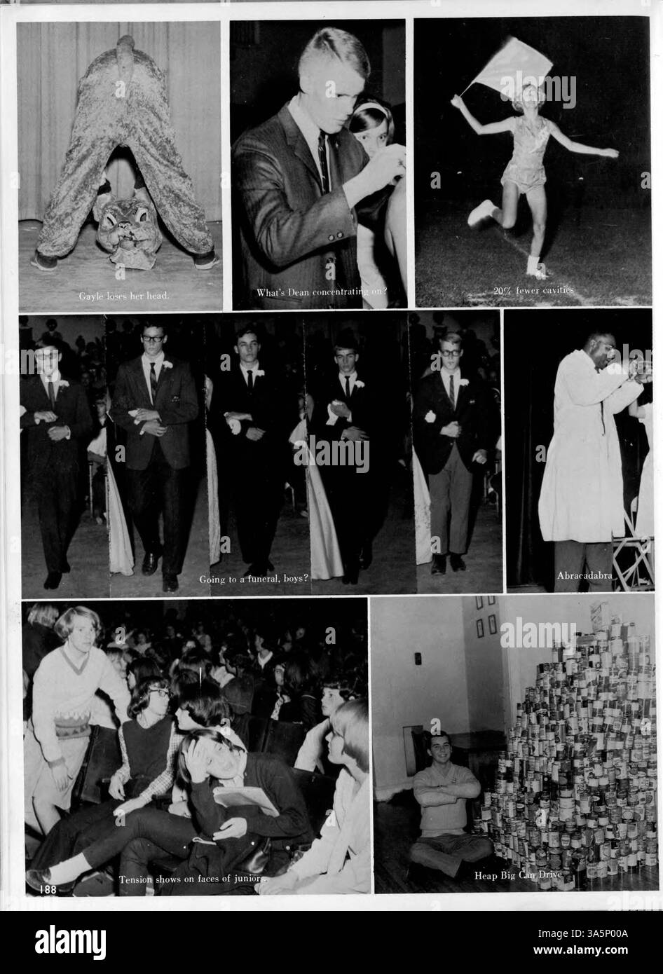 This high school yearbook from 1965 highlights the students, teachers ...