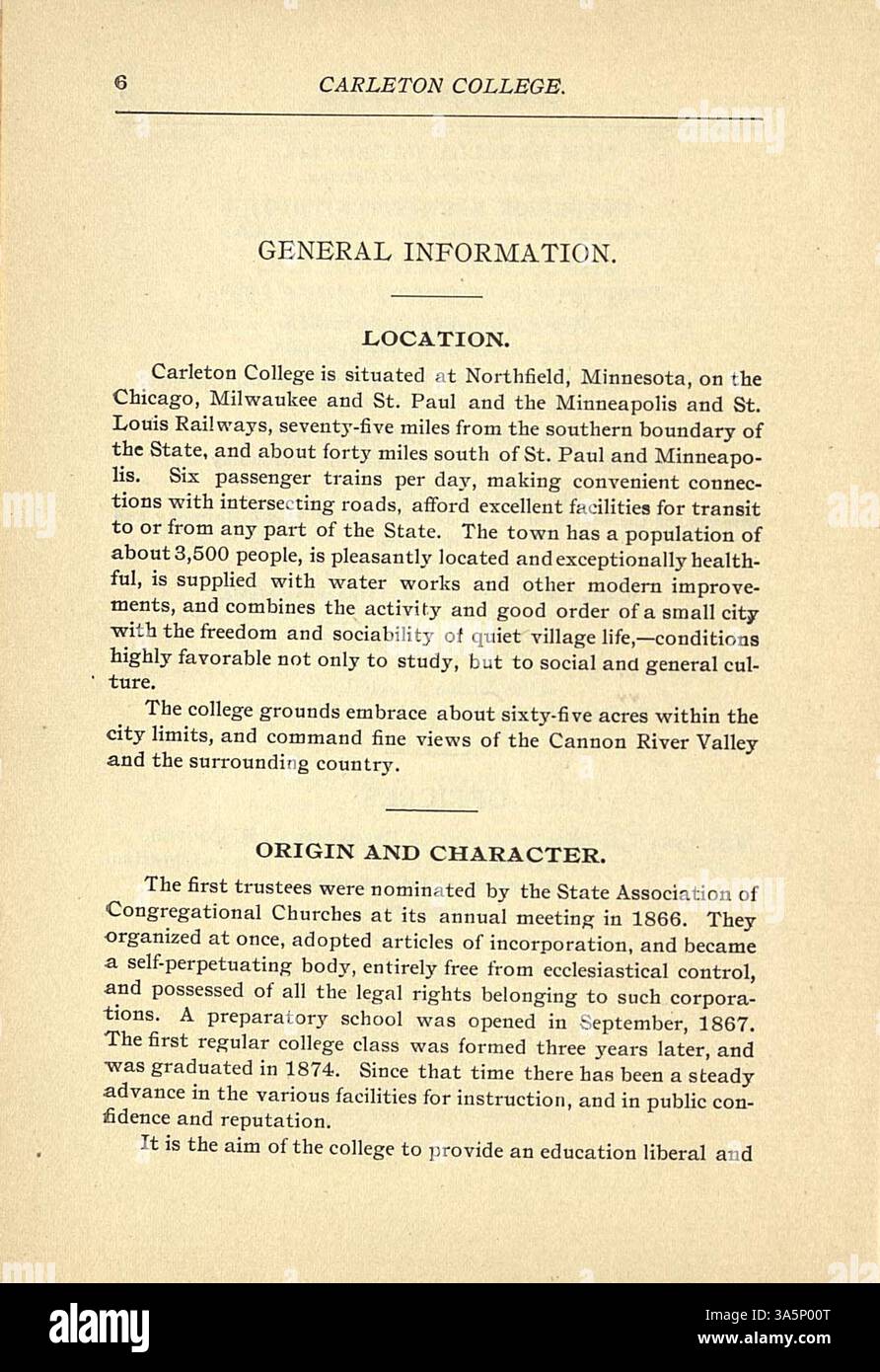 Carleton colleges 1897 1898 catalog includes a complete list of hi-res ...