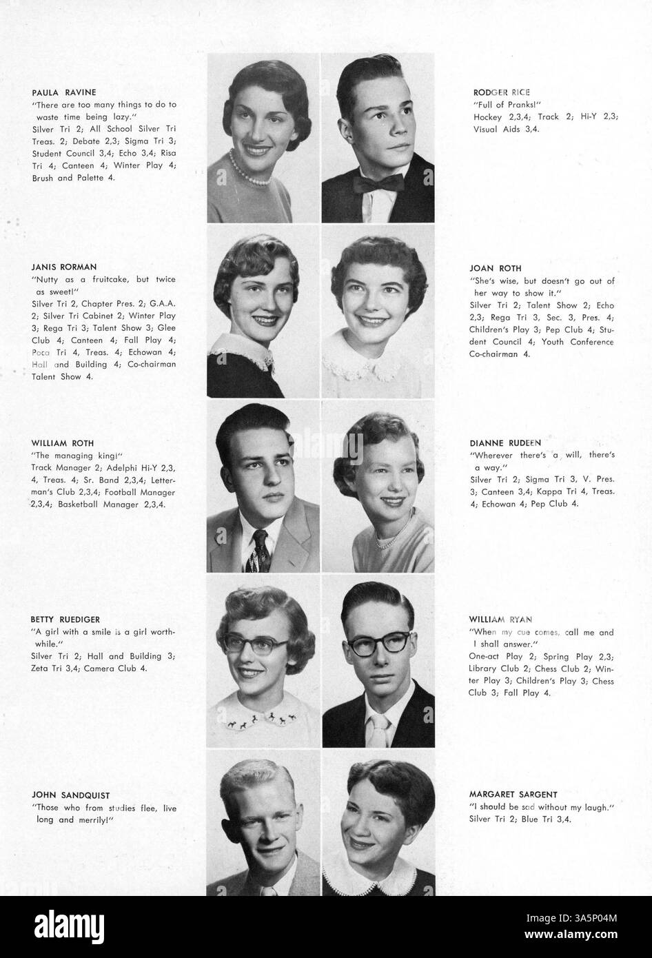 The 1955 edition of the Echowan yearbook captures the school year’s ...