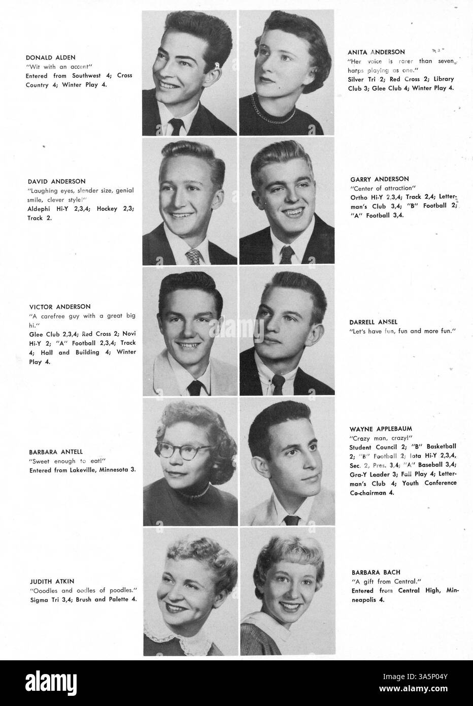 This 1955 edition of the Echowan yearbook records the major events ...