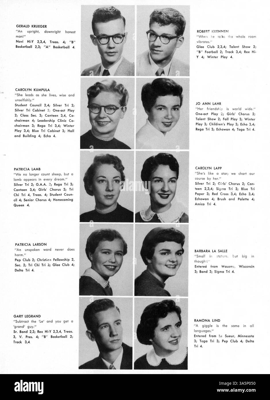 The 1955 edition of the Echowan yearbook from St. Louis Park High ...
