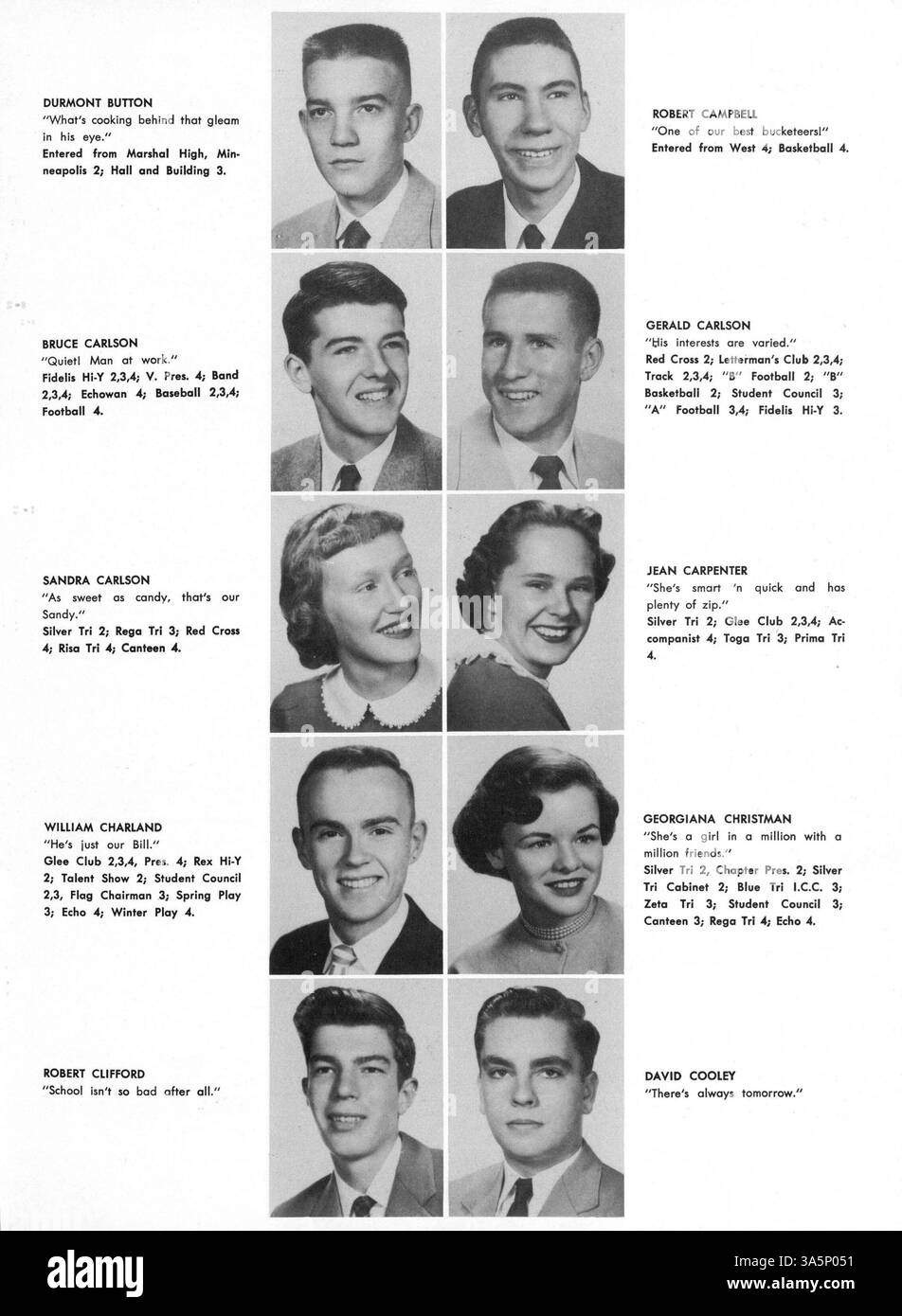 This 1955 edition of the Echowan yearbook from St. Louis Park High ...