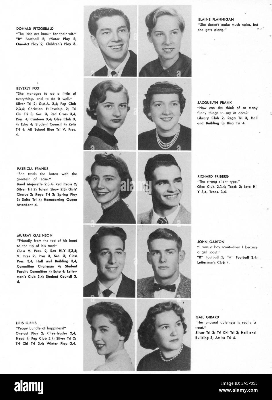 This 1955 edition of the Echowan yearbook documents student life ...