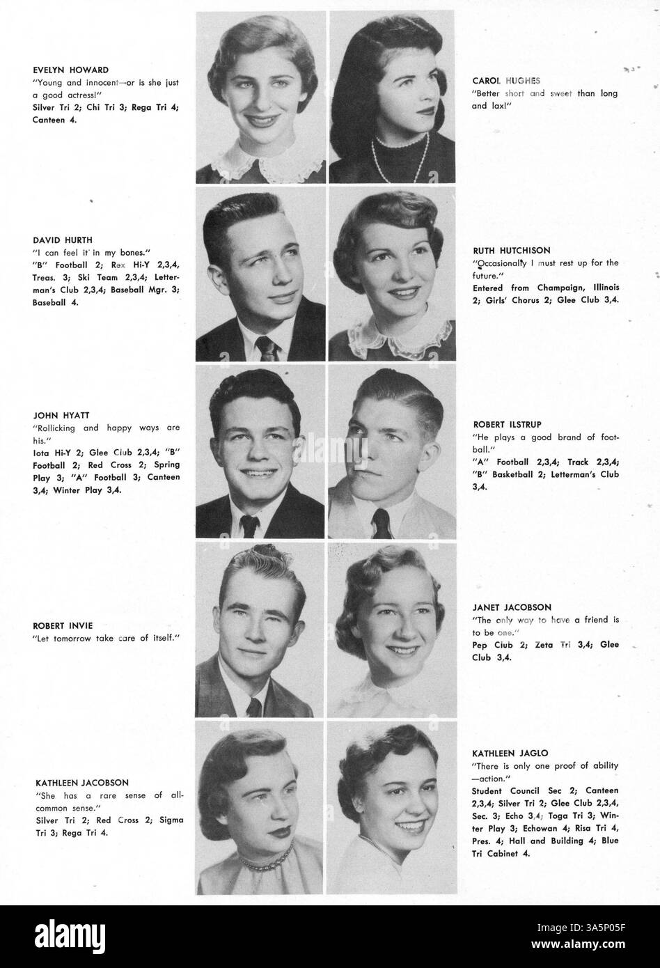 The 1955 edition of the Echowan yearbook from St. Louis Park High ...