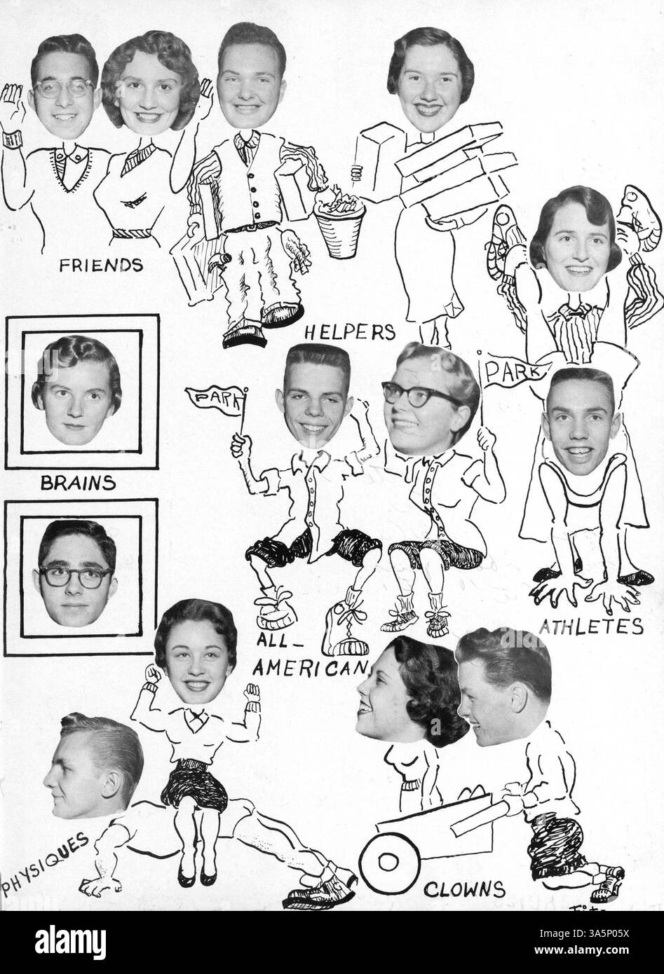 This 1955 Echowan yearbook from St. Louis Park High School records the ...