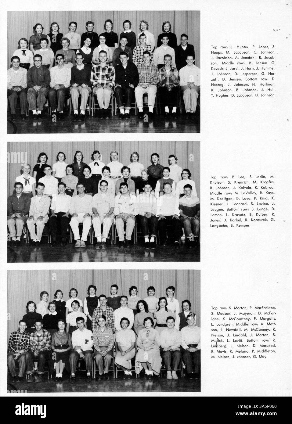 This 1955 Echowan yearbook from St. Louis Park High School offers a ...