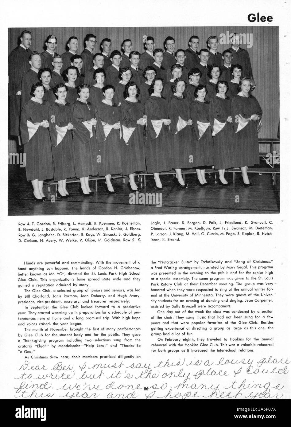 The 1955 Echowan yearbook highlights the student body, teachers ...