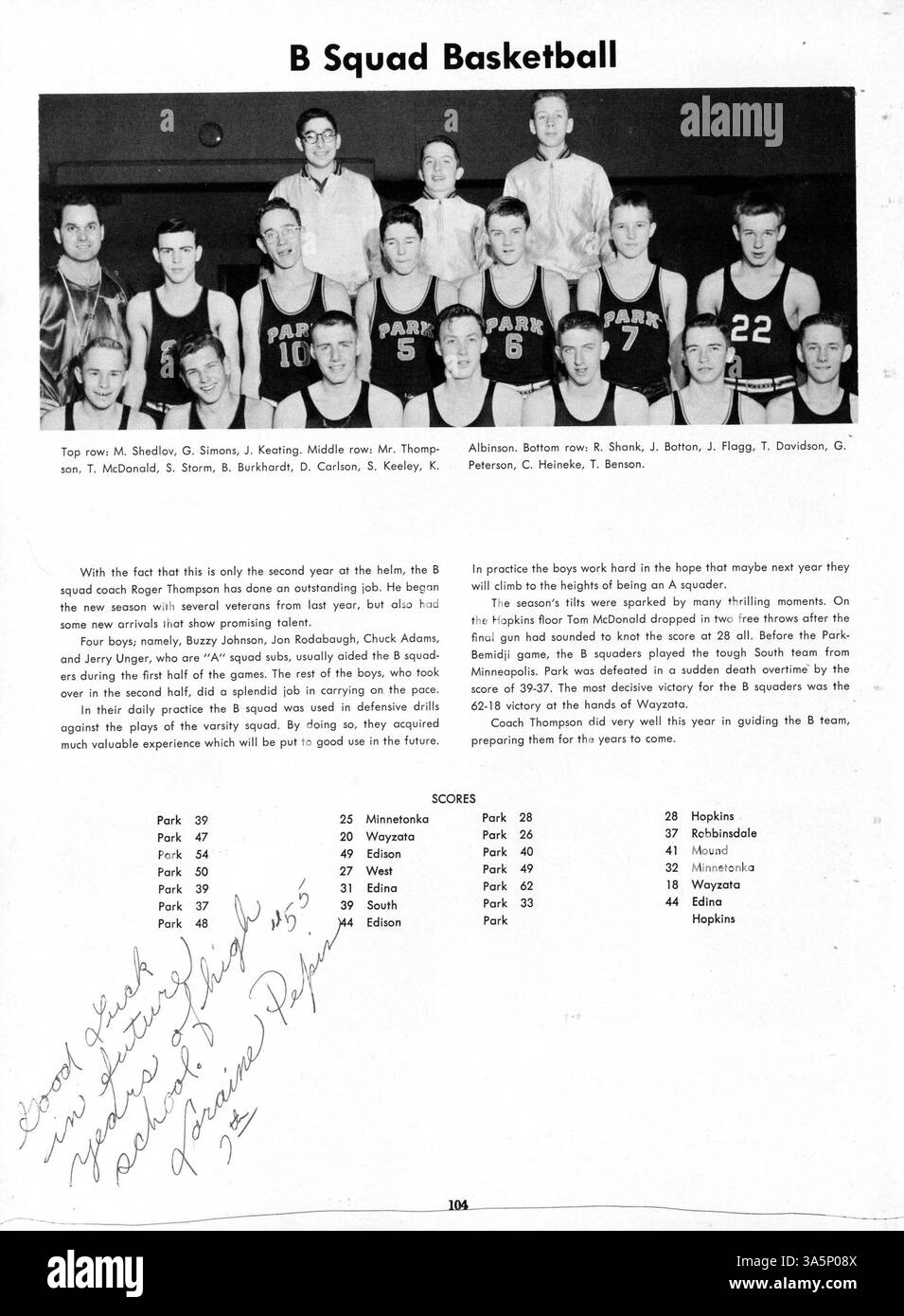 The 1955 Echowan Yearbook captures the highlights of St. Louis Park ...
