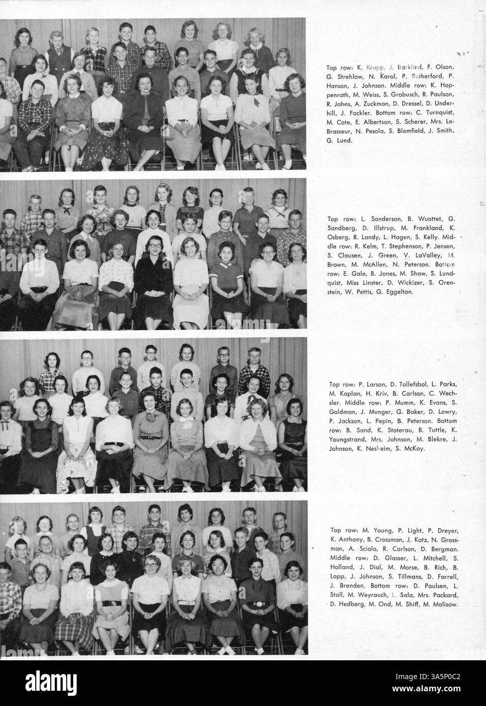 The 1955 Echowan yearbook from St. Louis Park High School documents the ...