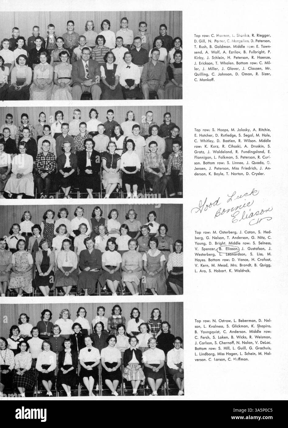 The 1955 Echowan yearbook from St. Louis Park High School features key ...