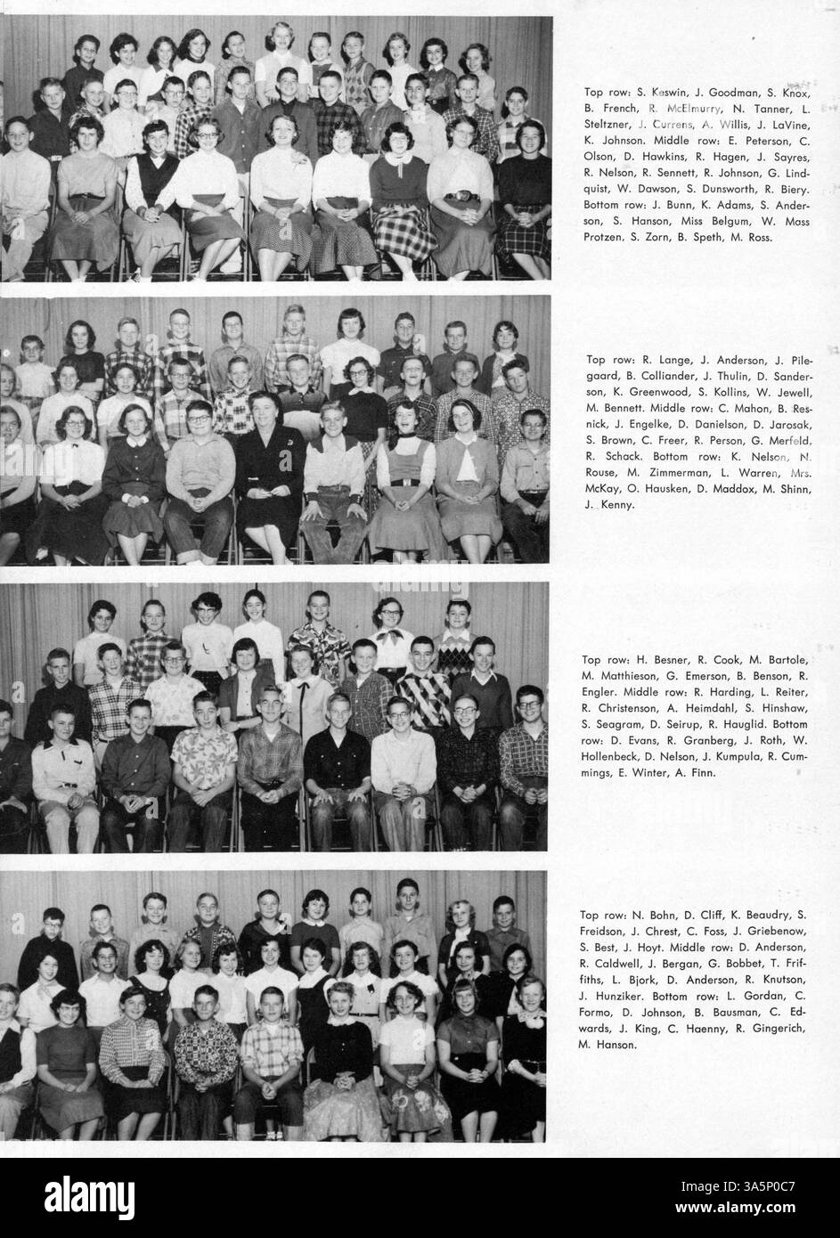 The 1955 Echowan yearbook from St. Louis Park High School documents the ...