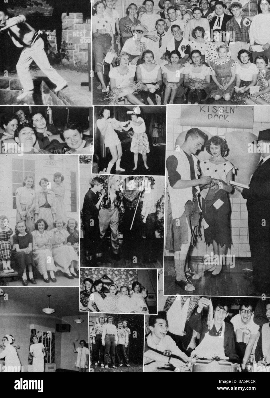 The 1955 Echowan yearbook from St. Louis Park High School documents the academic year, featuring ...