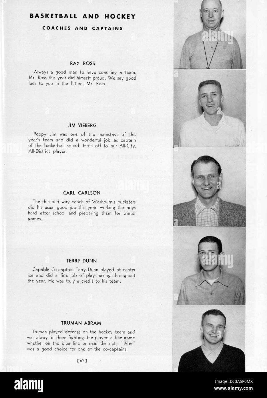 The 1953 Wahian Yearbook documents the academic year at Washburn High ...