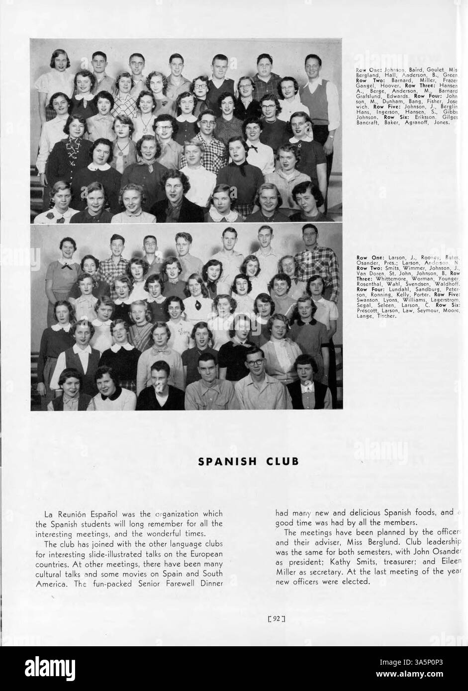 The wahian yearbook from 1953 highlights student achievements hi-res ...