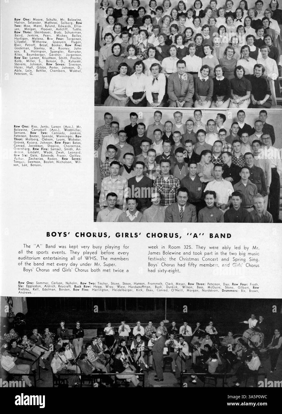 The 1953 Wahian Yearbook provides a visual record of the school year at ...