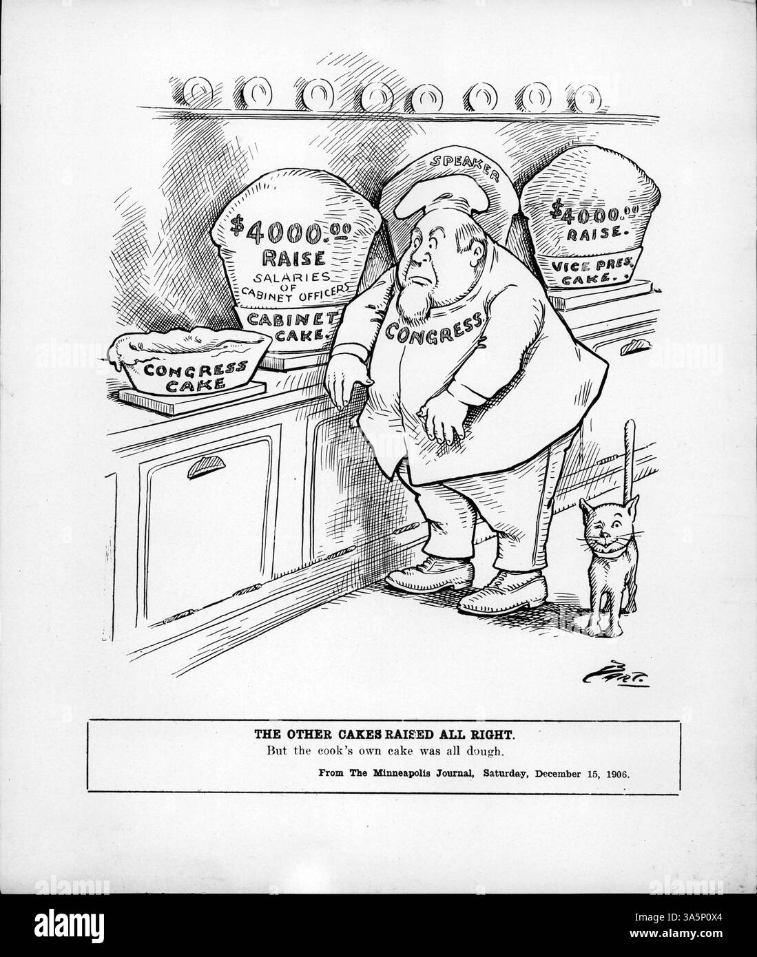 The political cartoon reflects the salary increases passed for the vice ...