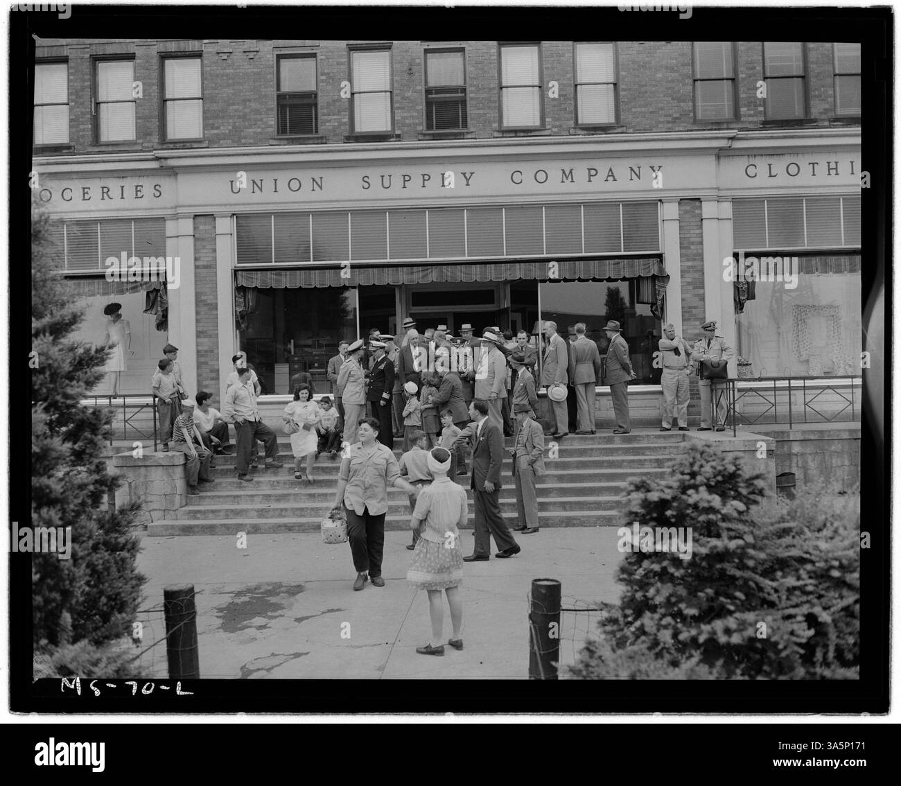 The exterior view of the company store at H.C. Frick Coal Company ...