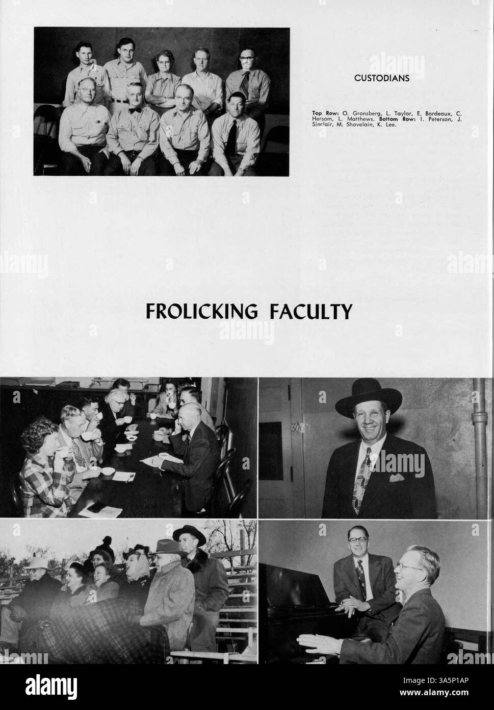 The South High 1952 'Tiger' yearbook presents a snapshot of the 1951 ...
