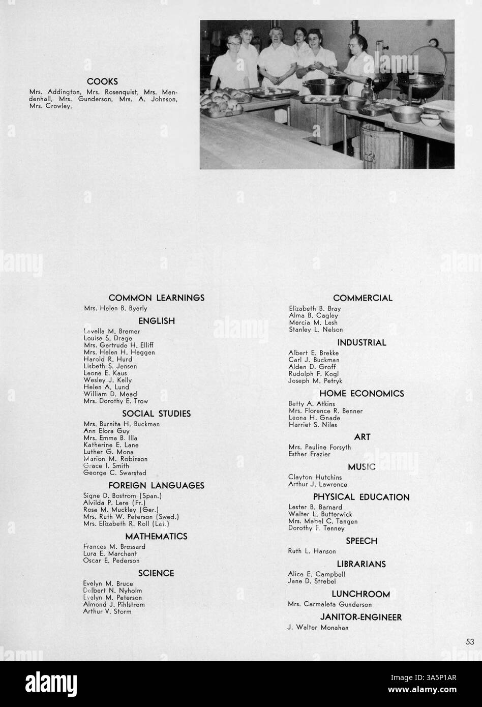 The 1952 South High 'Tiger' yearbook commemorates the 1951-1952 school ...