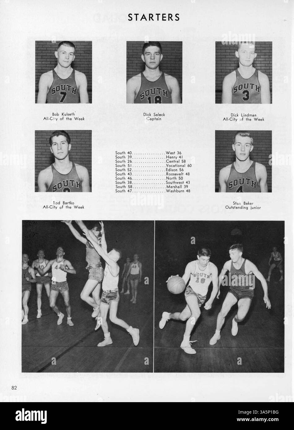The 1952 edition of the South High yearbook showcases the diverse ...