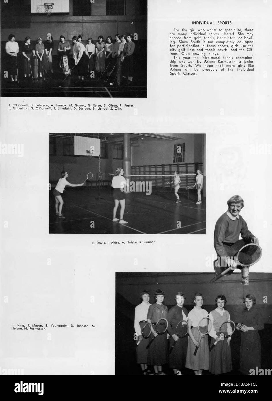 This 1952 edition of the South High yearbook documents the academic and ...