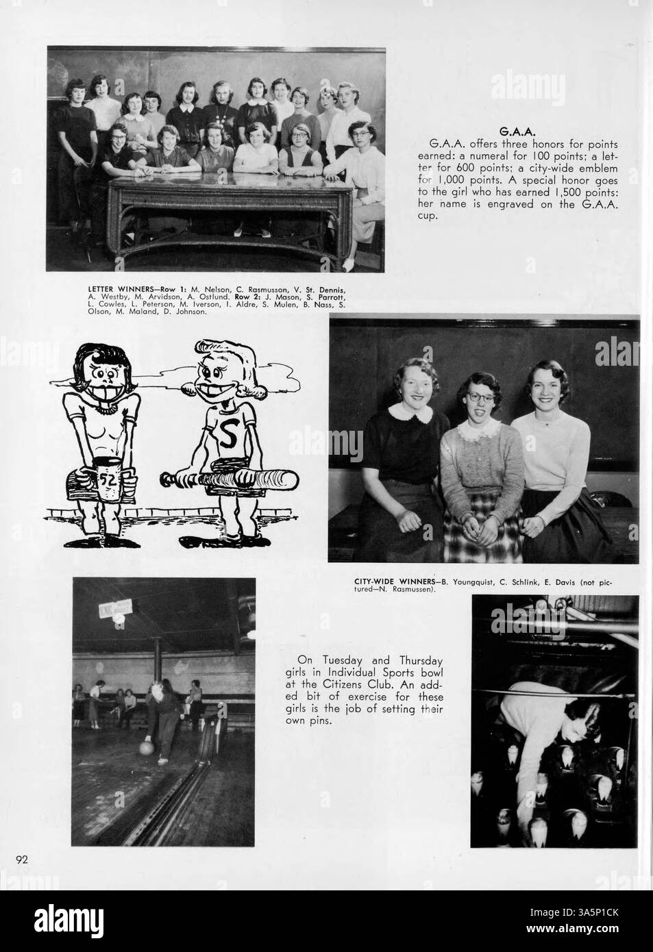 This high school yearbook from 1952 reflects on the important events ...