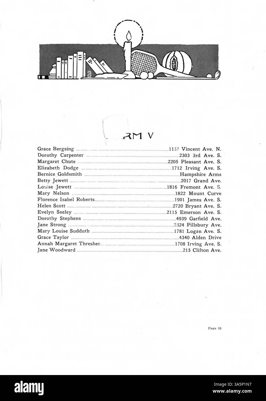 This high school yearbook from 1920-1921 documents the students ...