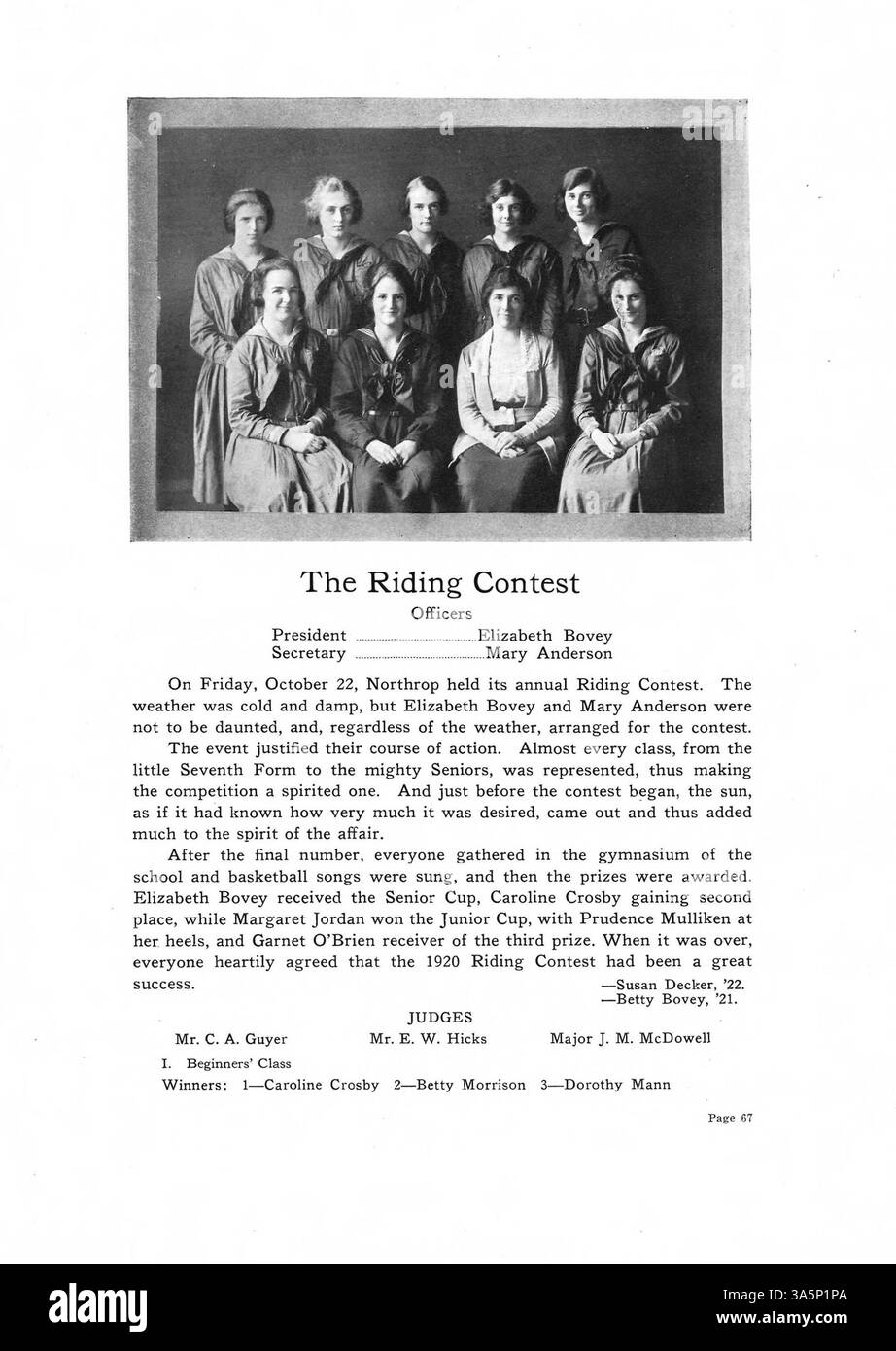 This high school yearbook from 1921 documents the students, faculty ...