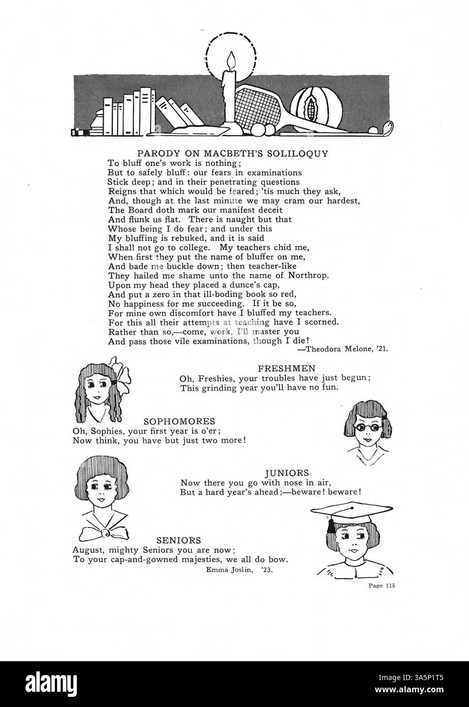 This 1921 yearbook from northrop collegiate highlights the academic hi ...