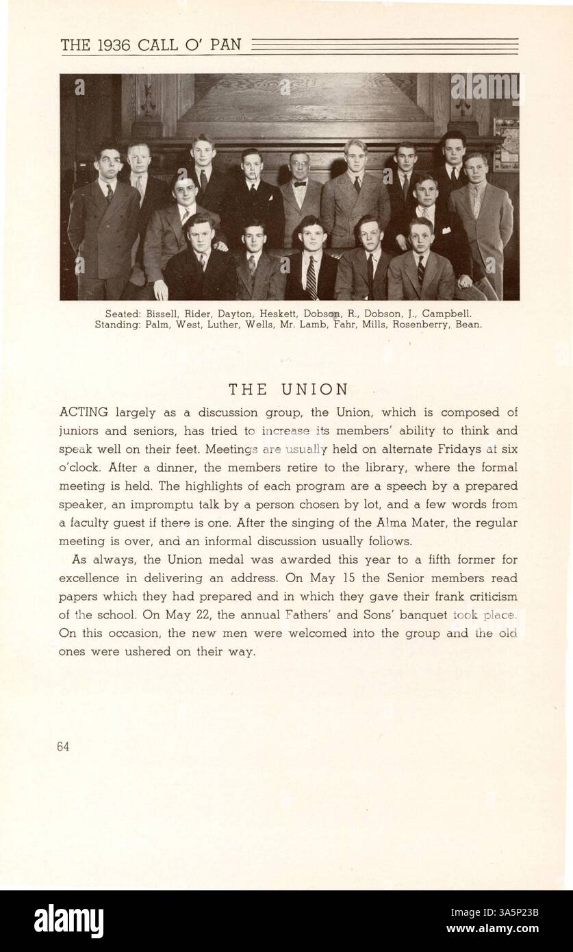 Showcases the 1935 1936 school hi-res stock photography and images - Alamy