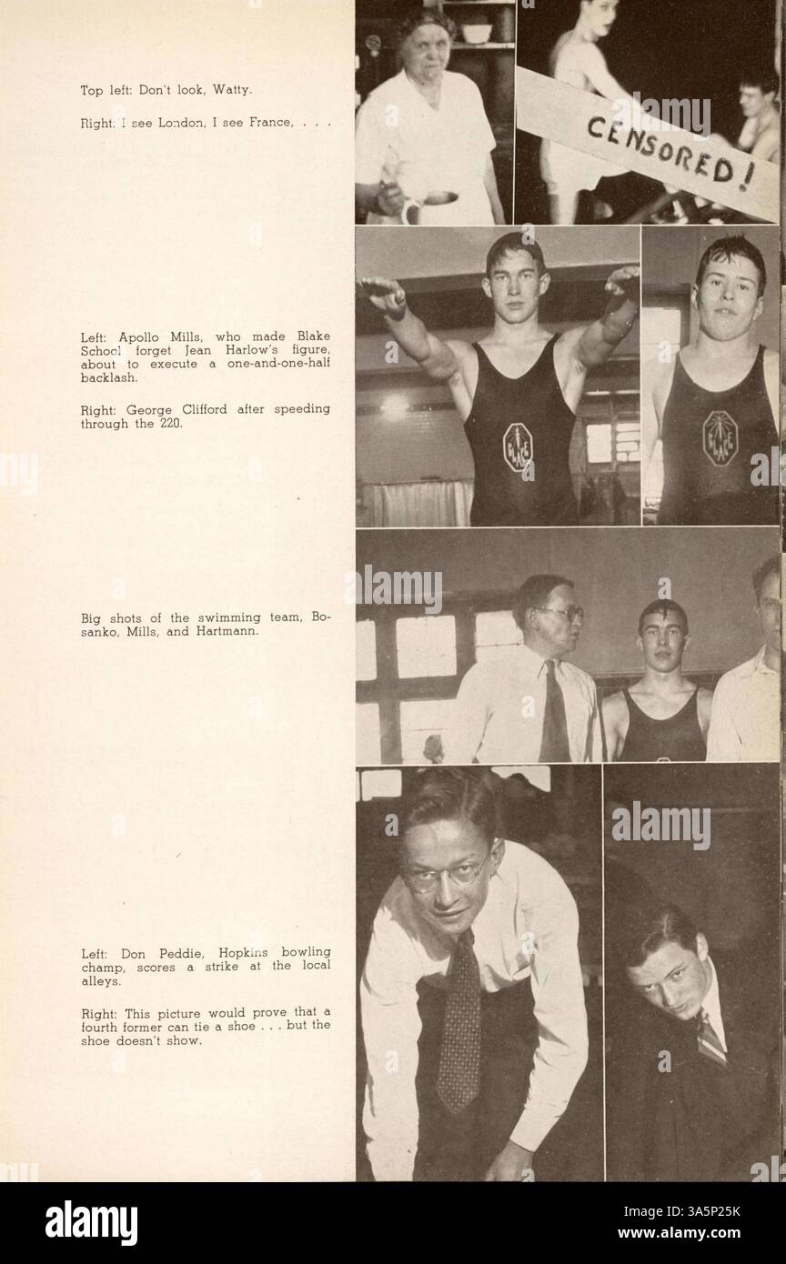 The 1936 edition of 'Call-O'-Pan' documents the academic, athletic, and social activities of ...