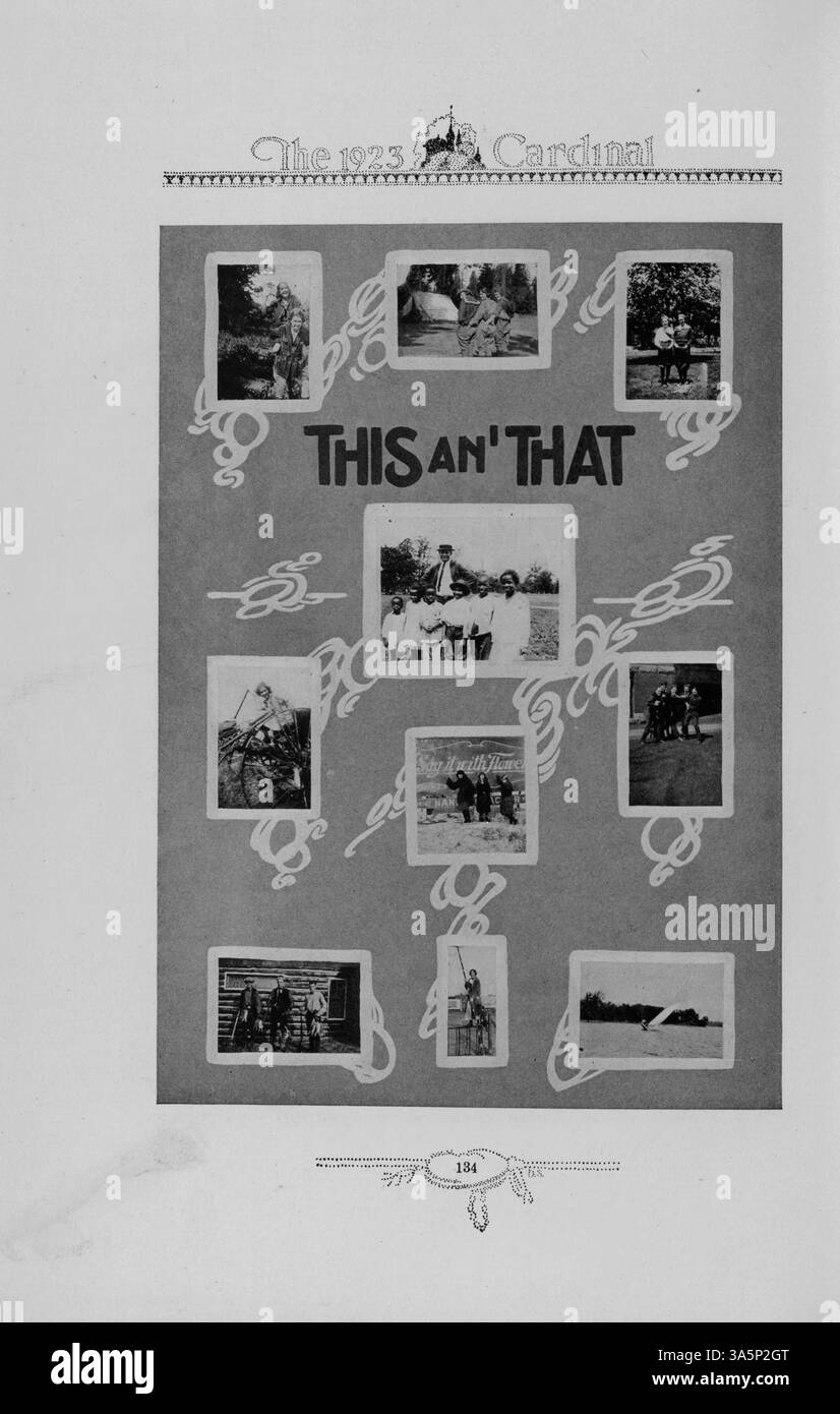 Yearbook showcases east highs 1922 1923 academic year hi-res stock ...