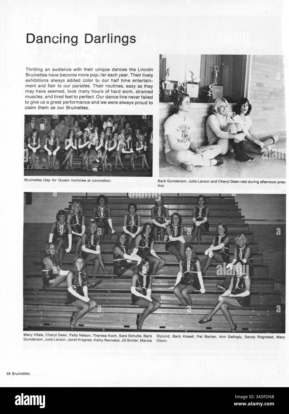 Yearbook from lincoln high school highlights the key events hi-res stock photography and images ...