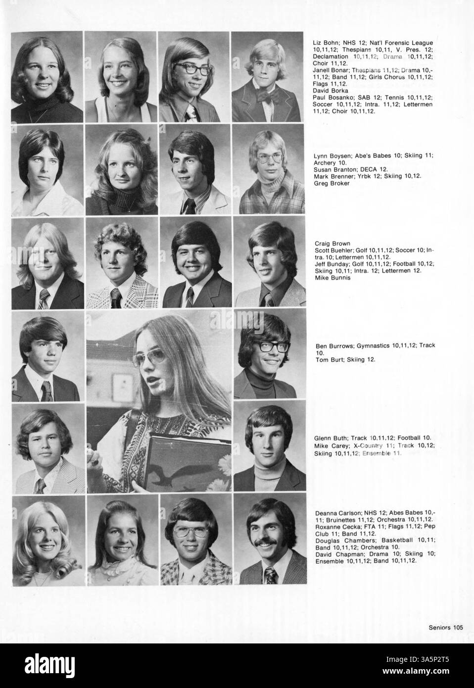 This edition of the 1975 'Bear' yearbook highlights student ...