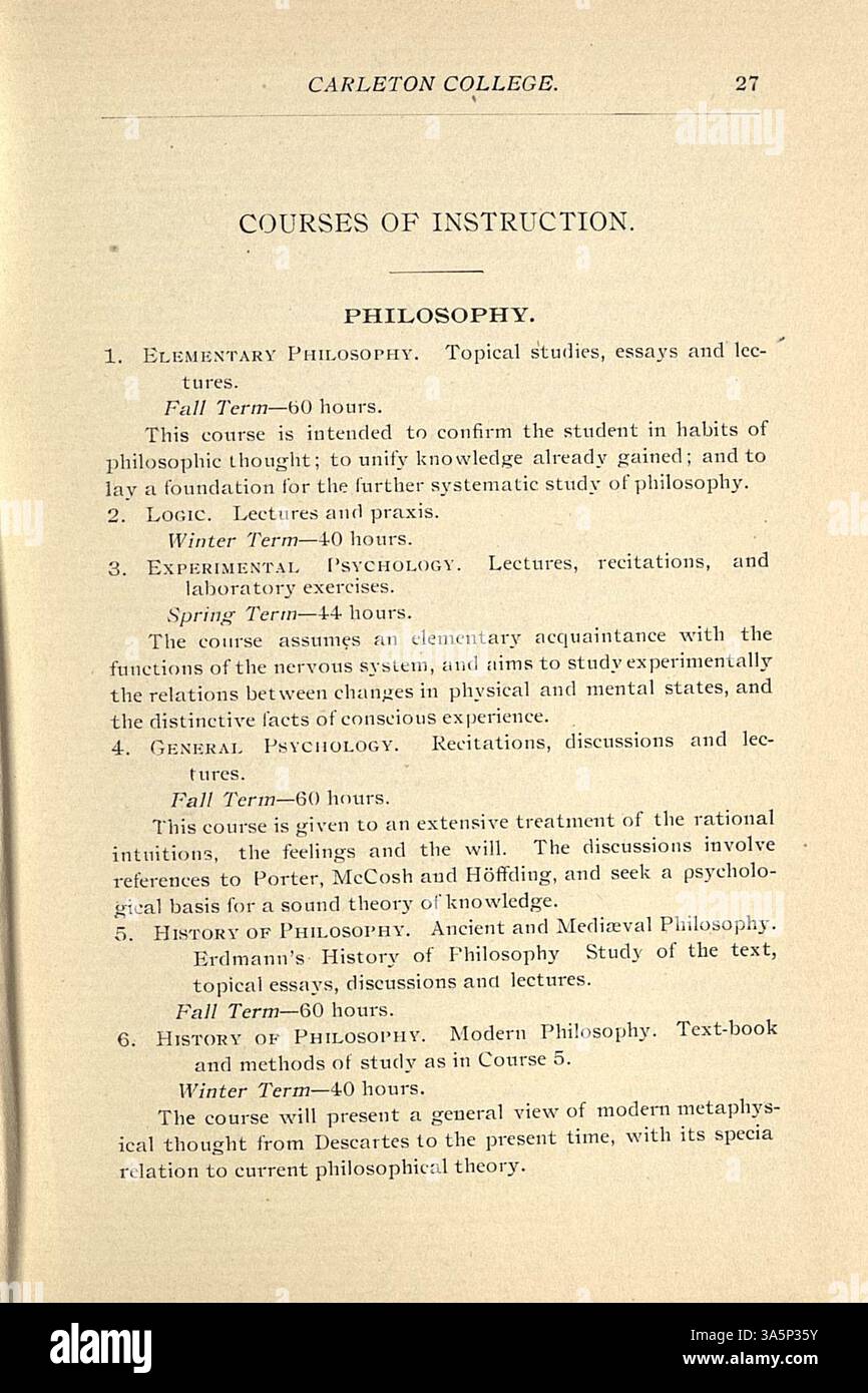 This carleton college catalog for the 1894 1895 academic year in hi-res ...