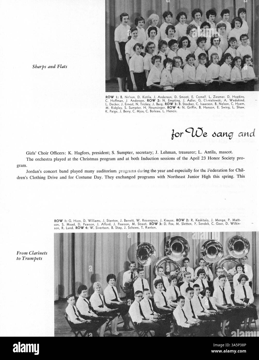 This yearbook from Jordan Jr. High School captures key moments of the ...