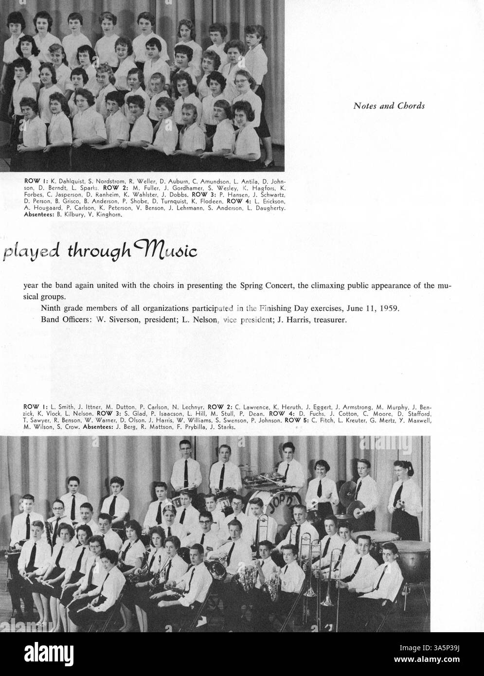 This yearbook from Jordan Jr. High School captures key moments of the ...